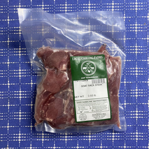 4d. Goat Rack Steak (Rib Chops) - Local Cooling Farms | Laughing Buddh...