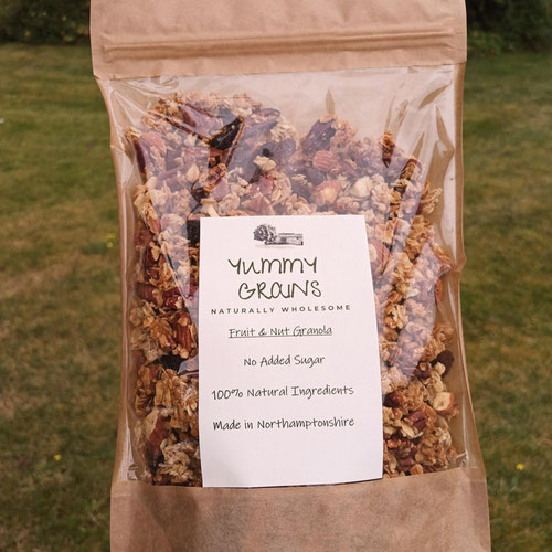 Yummy Grains Fruit & Nut Granola - 250g | Stowe Heights Farm | Northam...